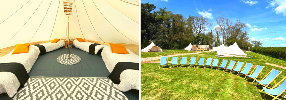 Hen Camp at Field Head Farm - Exclusive Use Glamping, Staffordshire.